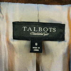 Talbots | Jackets & Coats | Talbots 0 Leather Safari Jacket | Poshmark